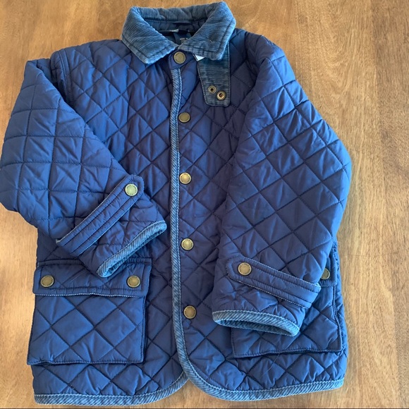 Jackets & Coats | Polo Ralph Lauren Blue Tufted Corduroy Jacket 3t ...